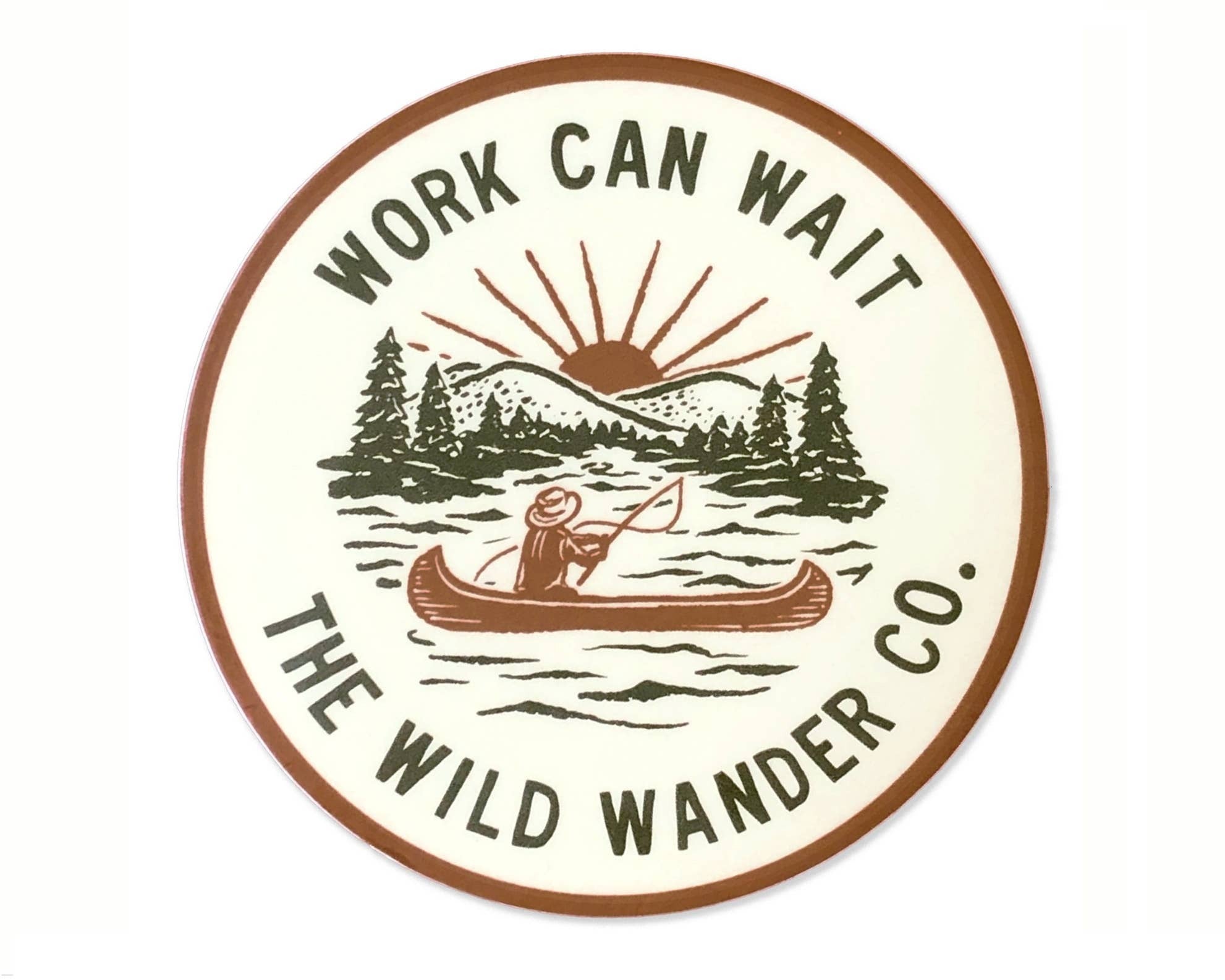 Work Can Wait Sticker | Old Soul Supply Company